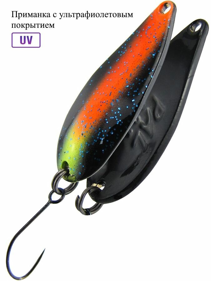 Блесна из латуни на форель, RB Pal Blade 3.8гр - 422 UV