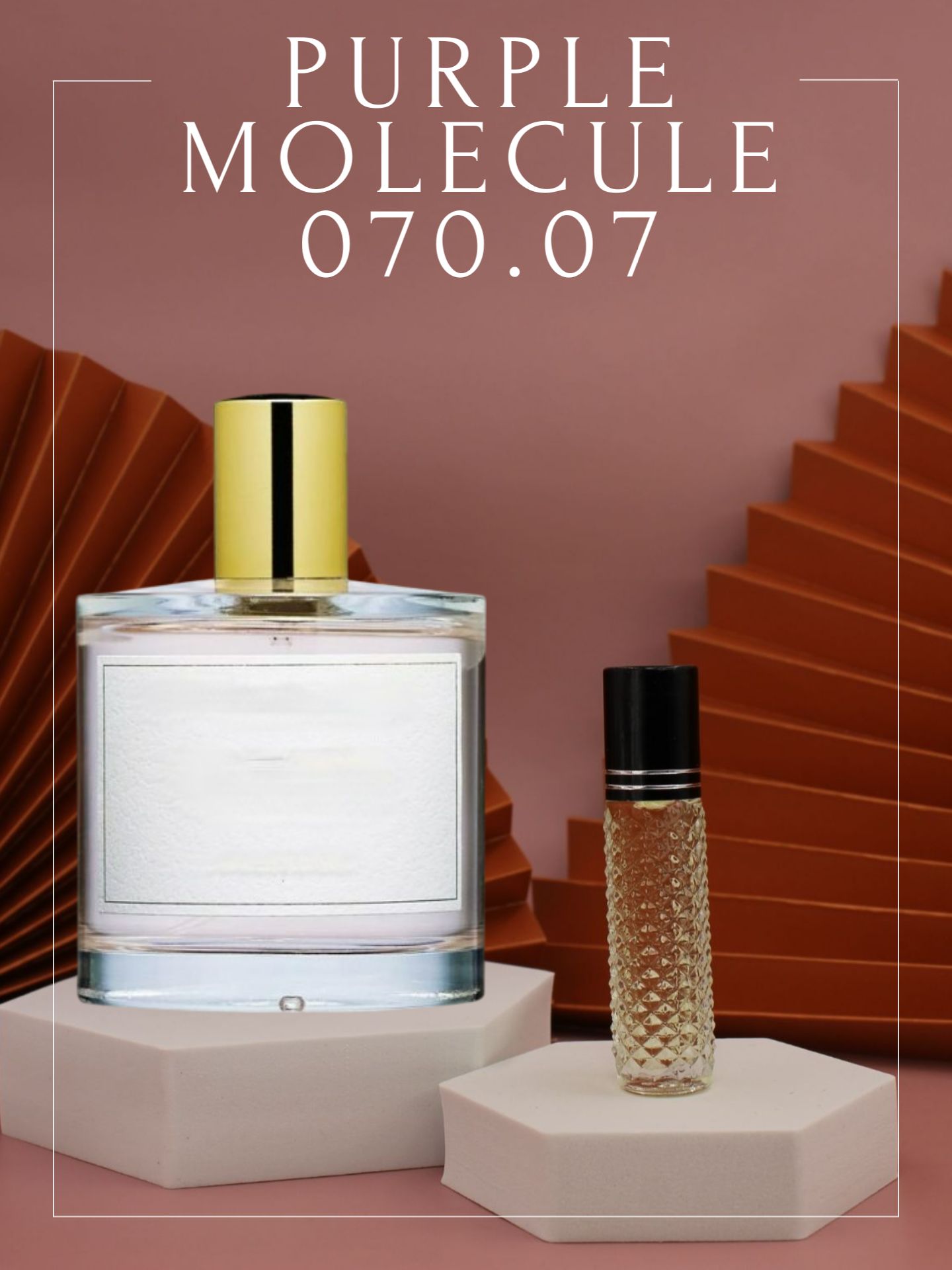 Духи масляные Purple Molecule 070.07; Timeless Perfume; Парпл Молекула 070.07 роликовый флакон 8 мл