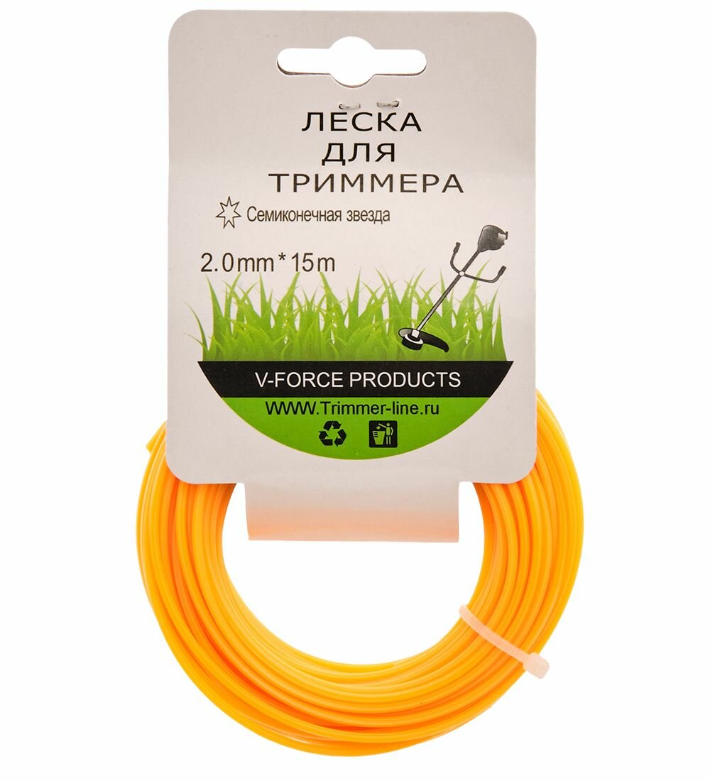 Леска для триммера Звездочка 2мм A2172783