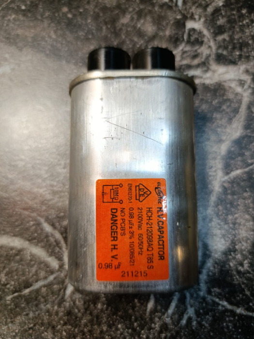Конденсатор для микроволновой печи CH85 2100VAC 0,98mF 95x55x35