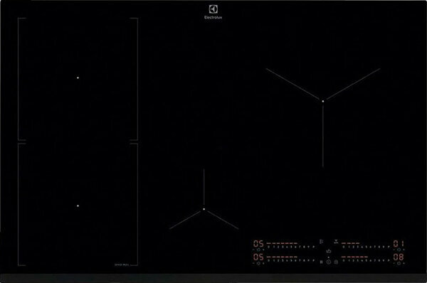 Индукционная варочная панель Electrolux EIS82453, встраиваемая, черная