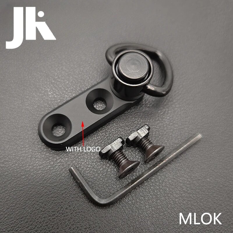 Шарнирный адаптер для крепления на рельсах Airsoft 1,25 дюйма BK-MLOK Core QD CNC