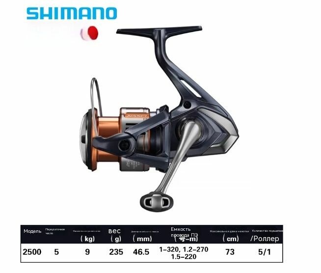 Shimano Катушка, диаметр катушки: 46.5 мм