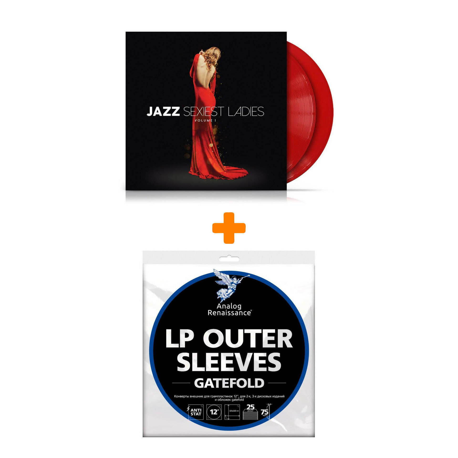 V/A Jazz Sexiest Ladies Volume 1 Coloured Red Vinyl 2LP + Конверт внешний 12" Gatefold 25шт