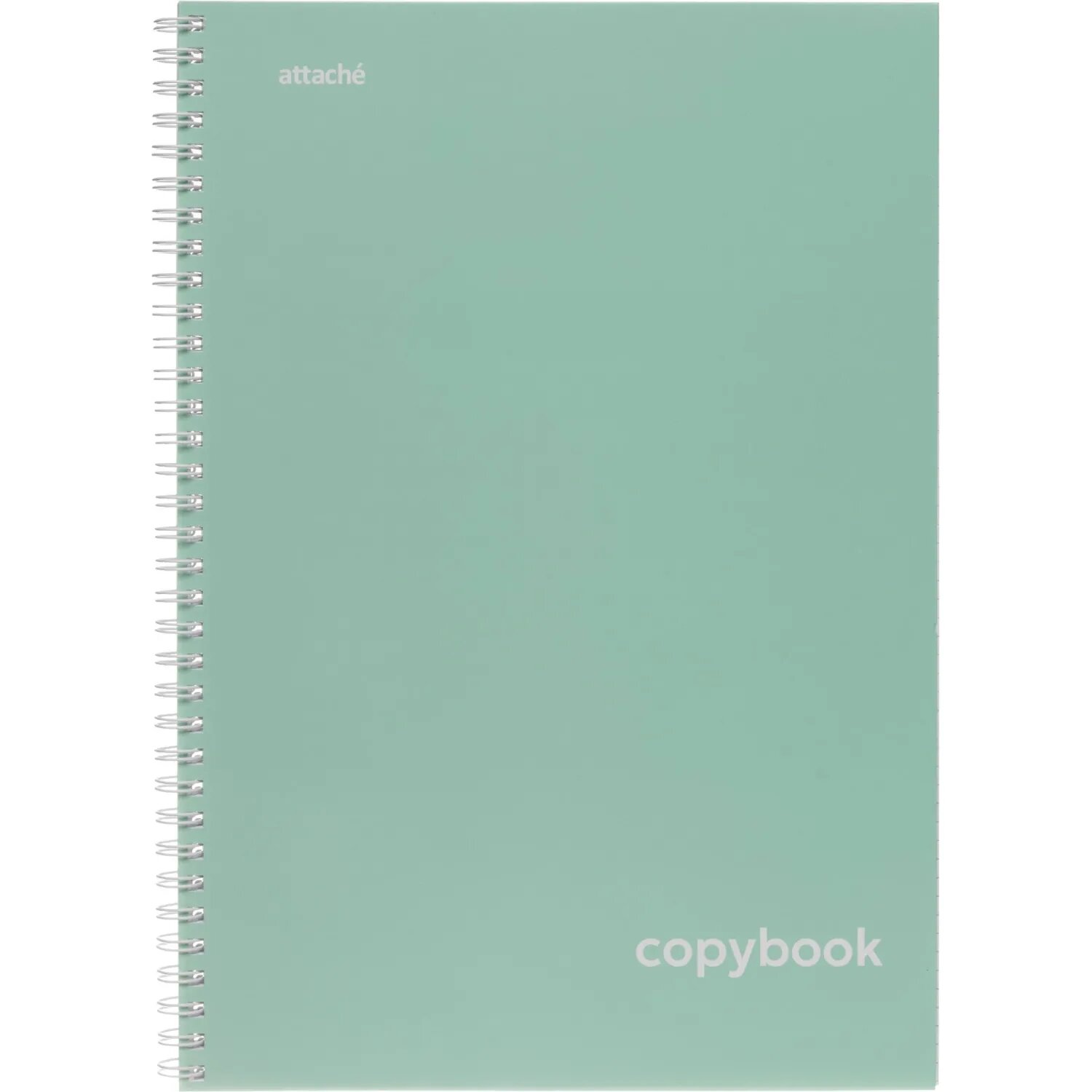 Тетрадь Attache Акварель гребень картон А4 96 л, бирюза