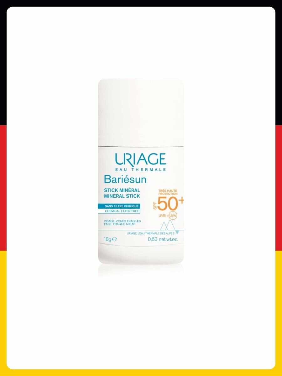 Средство солнцезащитное Uriage Bariesun Mineral Stick SPF 50, 18 г