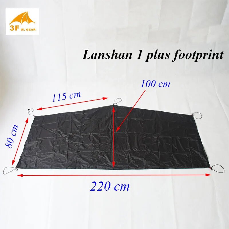 3F UL GEAR Lanshan 1 Plus footprint, черный