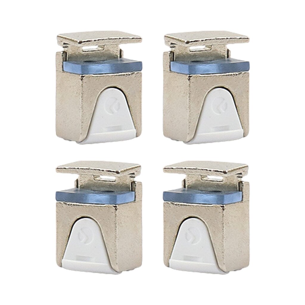 Регулируемые Стеклянные Зажимы 4шт Прочные Держатели Из Цинкового Сплава Аксессуар для Стекла Толщиной 10-12 мм в Элегантном Цветовом исполнении