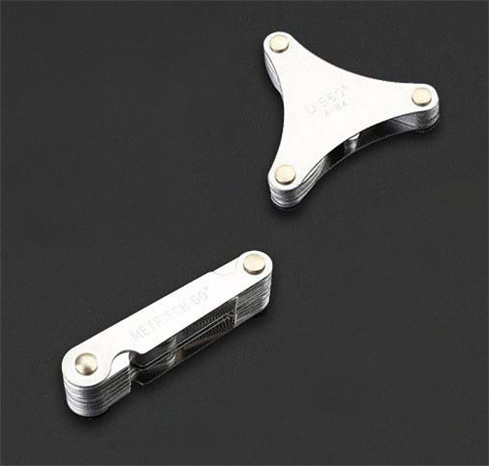 Измерительный Набор для Измерения Шага резьбы с Винтовым Суппортом Metric & Inch & America SAE