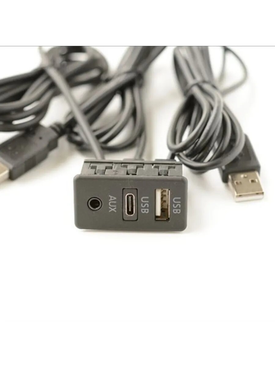 Кабель AUX Type-C USB Удлинитель 1.5м Для Автомобиля