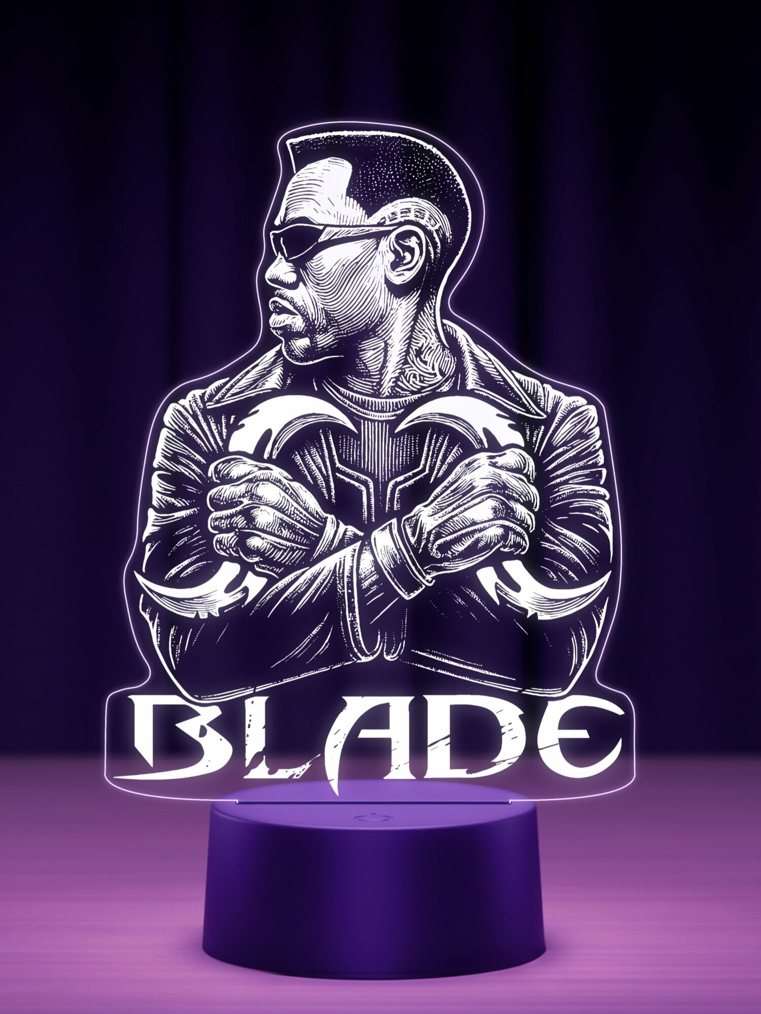 Ночник Аниме Блэйд Марвел - Anime Blade Marvel. Подарок фанату аниме и манги — декор в комнату с любимыми персонажами, в стиле отаку и японской анимации.