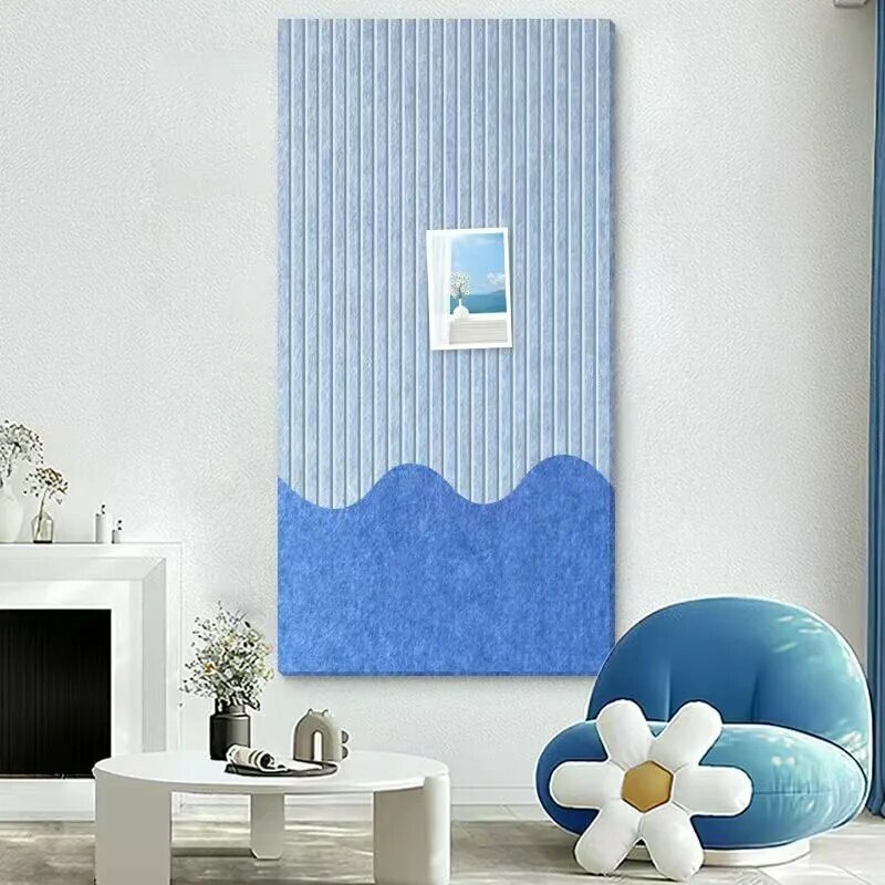 Bойлочная плита, Доска для заметок на стену из ЭКО-войлока, Фетровая фотостена