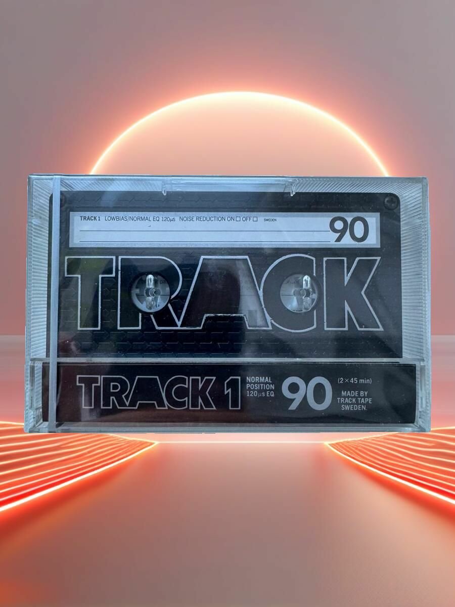 Аудиокассета TRACK 1 Normal Pasition 90, 1981г. (90 мин, раритет, коллекция, Швеция)