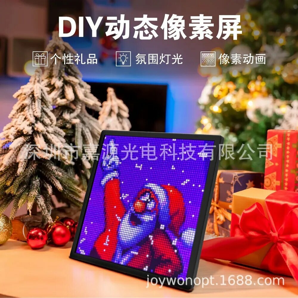 LED Дисплей 32*32/64x64 Матричная Панель RGB Программируемый Пиксель-арт Дисплей Bluetooth Управление APP Творческий Пиксельный Экран