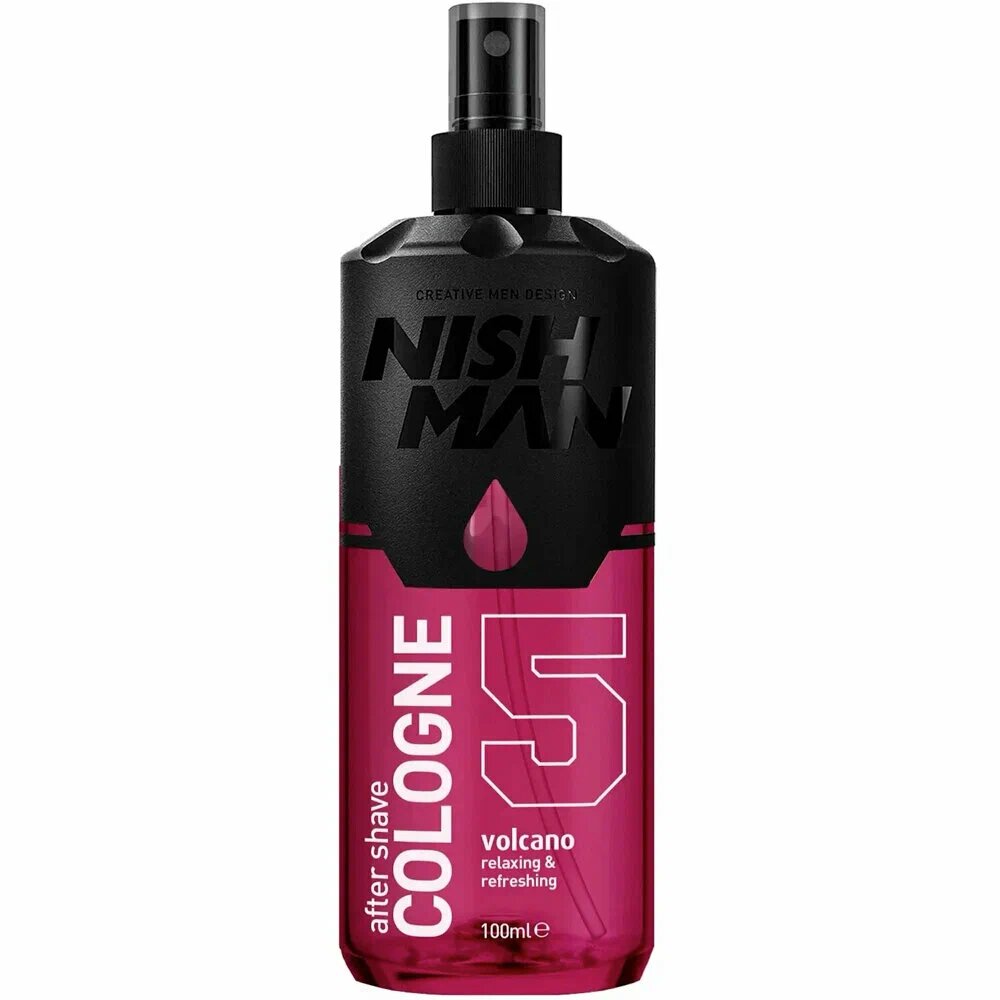 Одеколон после бритья для мужчин NISHMAN 05 AFTERSHAVE COLOGNE VOLCANO 100 мл