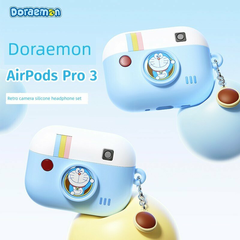 Мягкий силиконовый чехол для Apple AirPods Pro 3-го поколения с дизайном Дора Камера, анти-скольжение и прочный