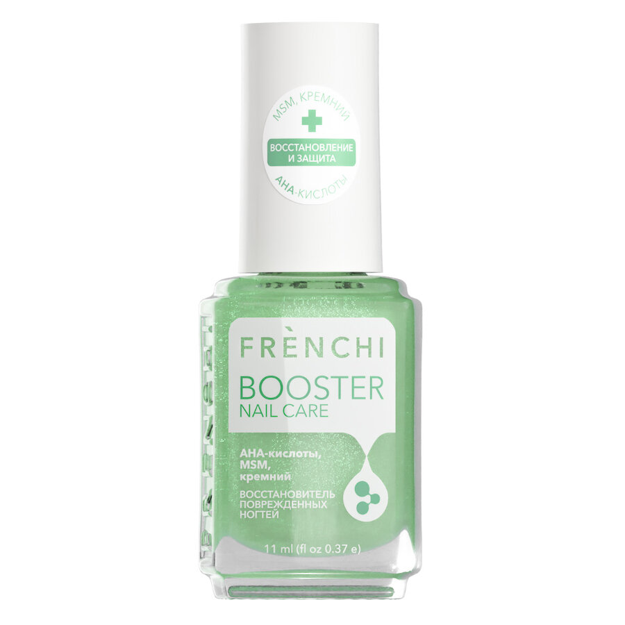 Умная эмаль, Восстановитель поврежденных ногтей c кремнием Booster , 11мл