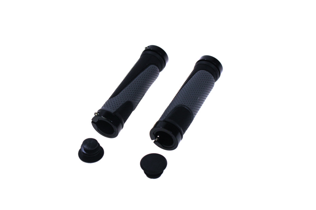 Грипсы резиновые черно-серый HL-G308