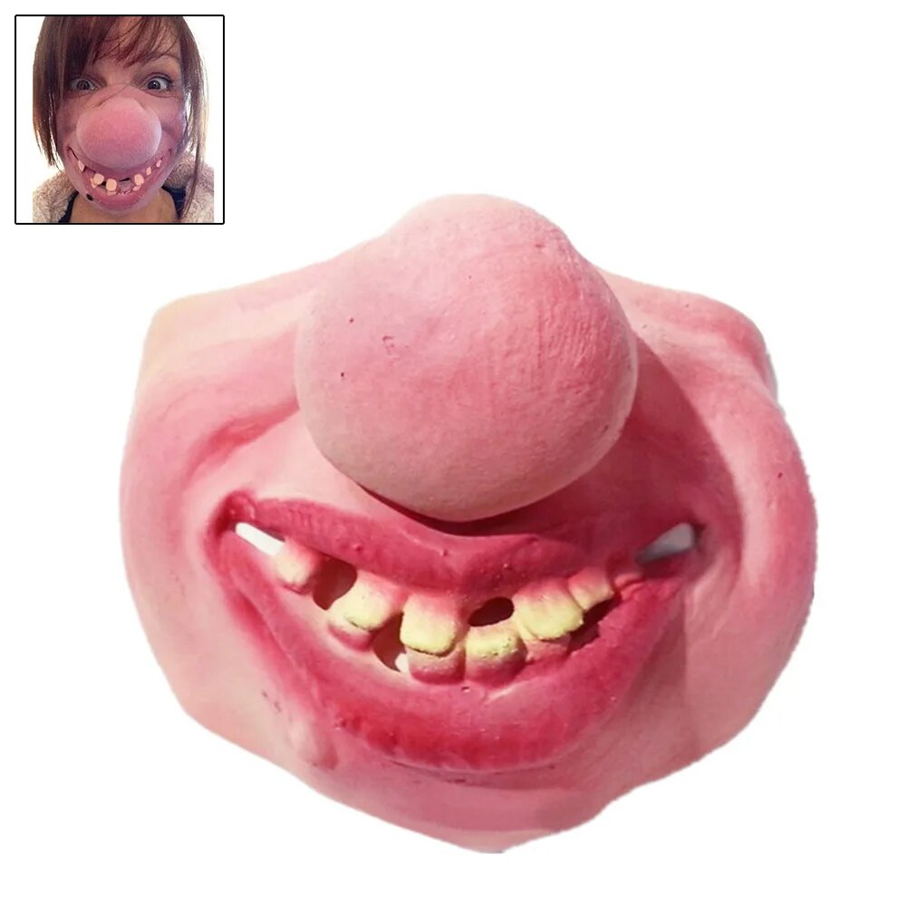 Латексная маска клоуна DOACT