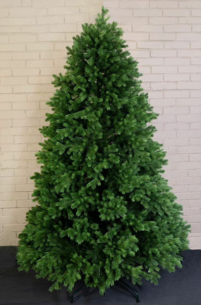 Искусственная ель роскошная, 240 см, зелёная, хвоя 100% литая, царь елка РОСК-240