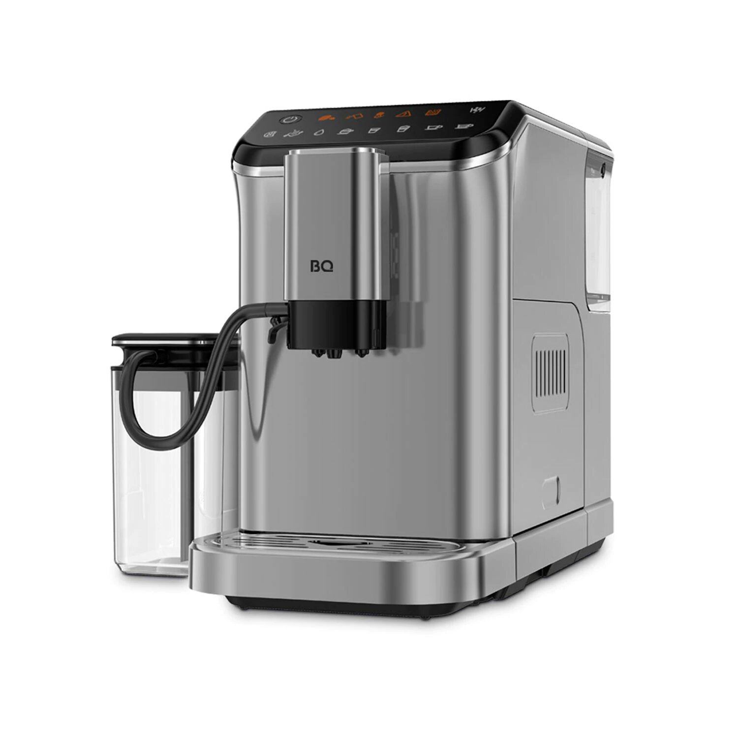 Кофемашина BQ (БИ-КЬЮ) CM6000, 1350 Вт, объем 1,5 л, автокапучинатор, серебристая