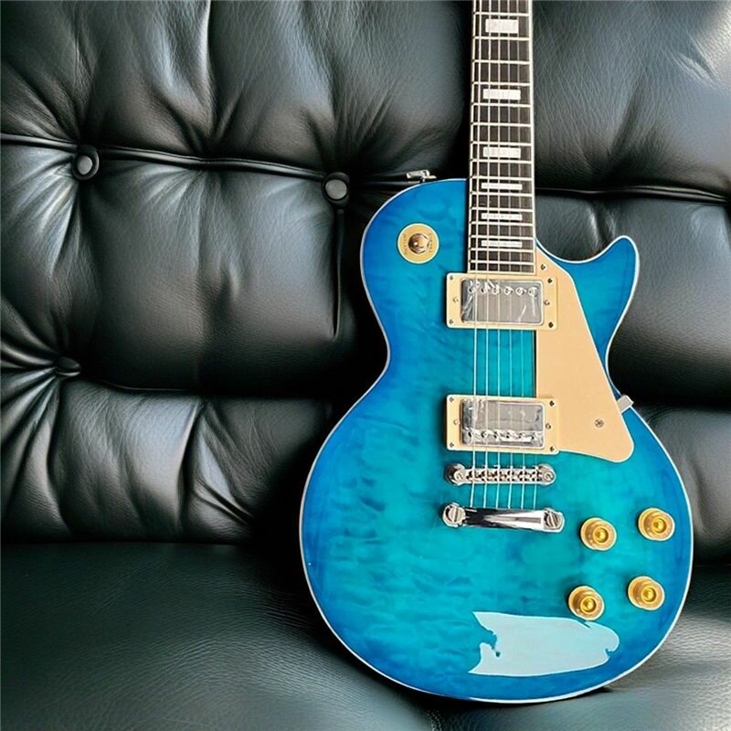 Smiger Электрогитара G9-P1_Голубой 6-струнная, корпус Махагони 39"