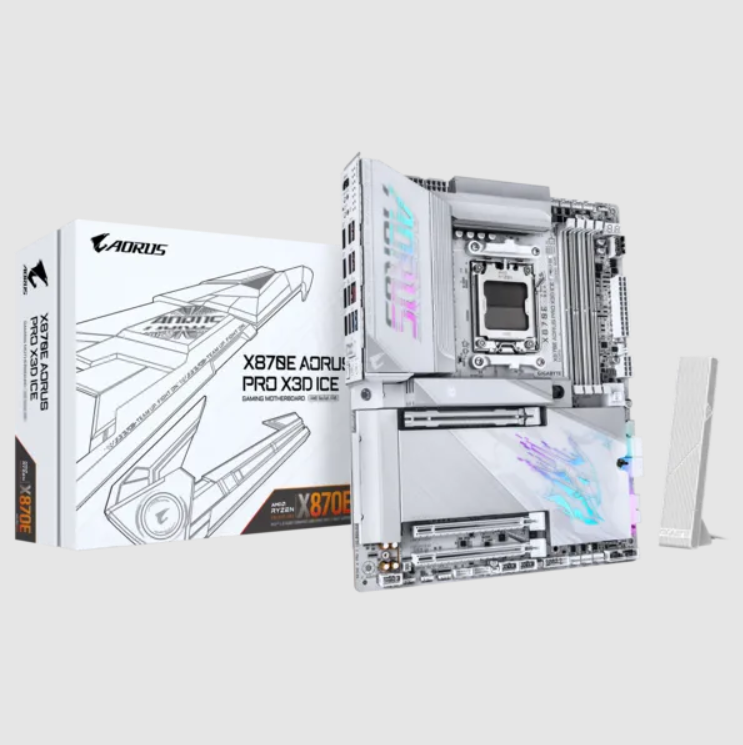Материнская плата Gigabyte X870E AORUS PRO X3D ICE