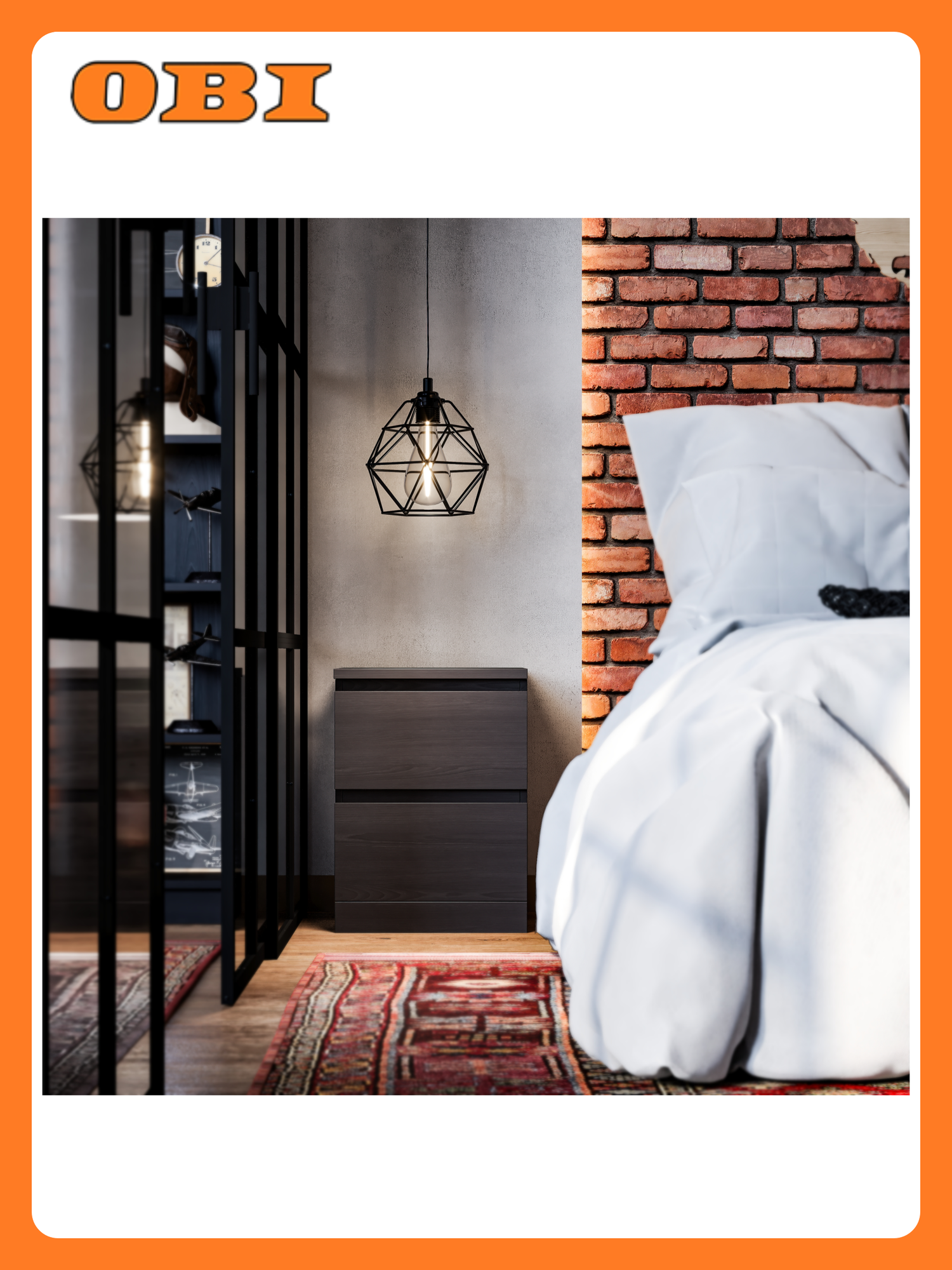 Тумба прикроватная Шведский Стандарт Варма 2 40х54х40 см шпон ясень, черный