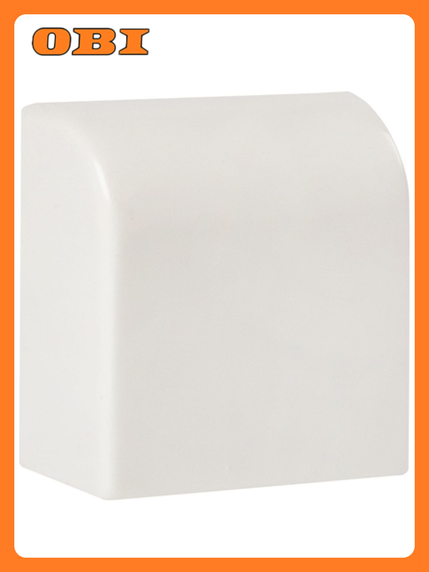 Заглушка EKF PROxima, для кабель-канала, пластик, белая, 25x16 мм, 4 шт.