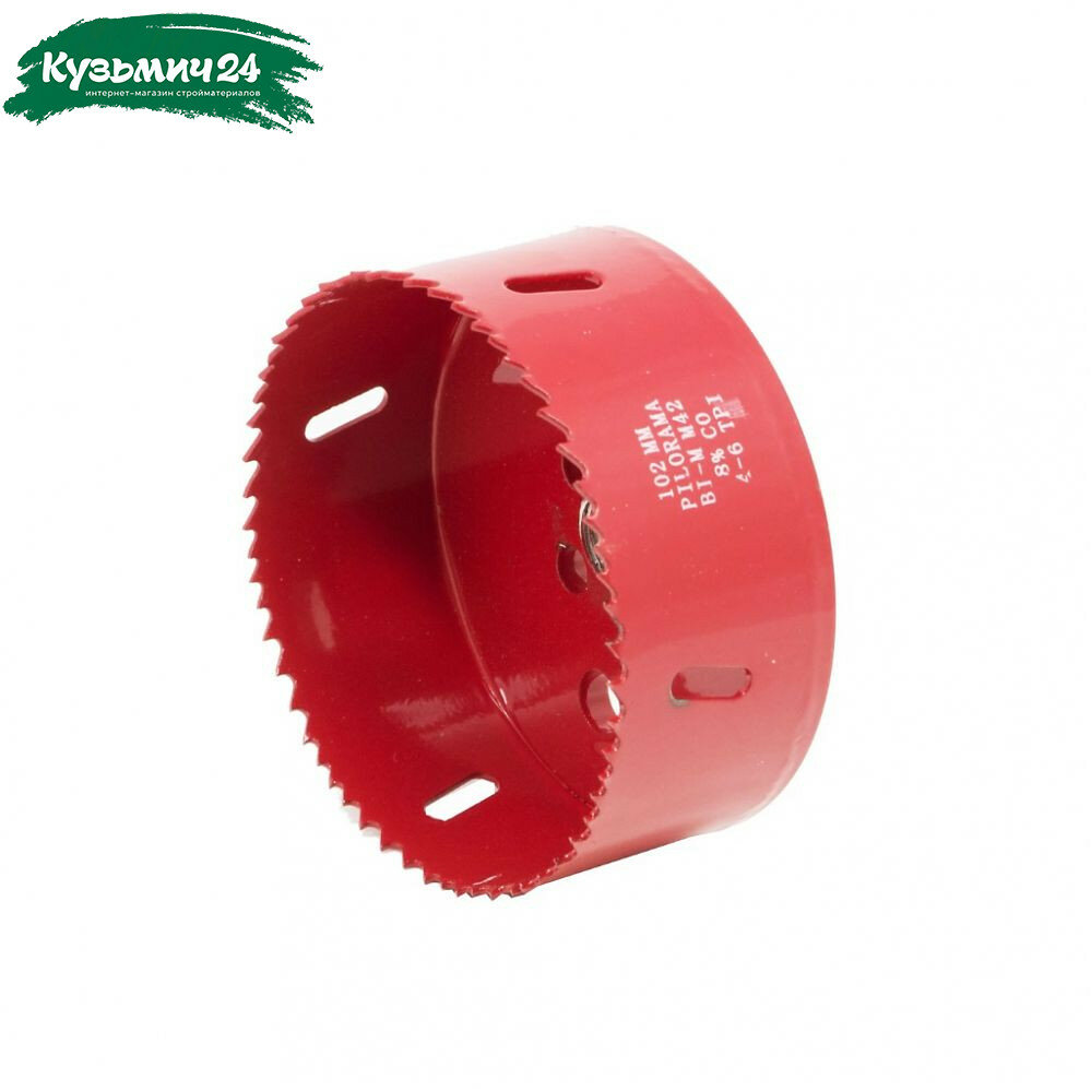 Коронка Pilorama Bi-Metall 570102, 102 мм, для металла, пластика, дерева