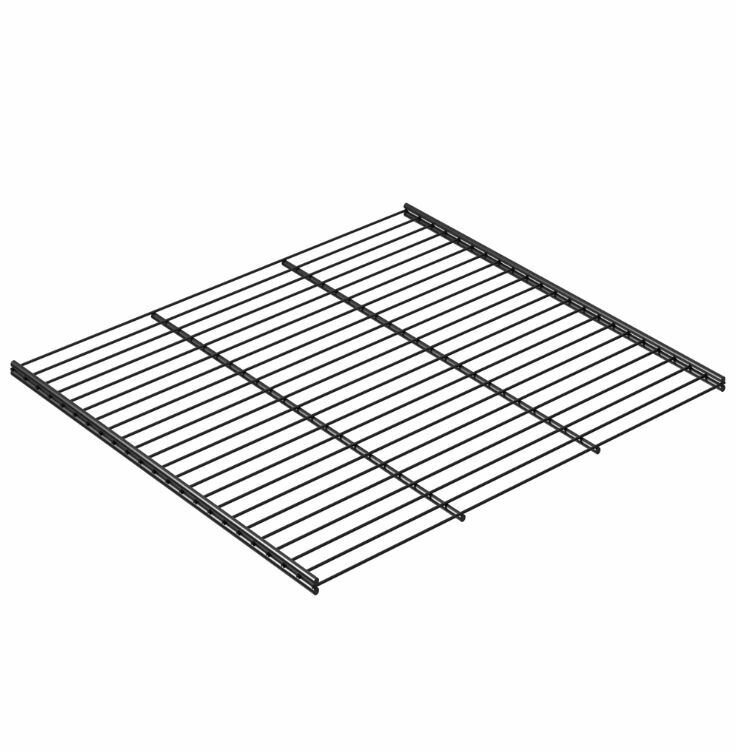 Полка сетчатая 45х50 графит 450x494х14 мм