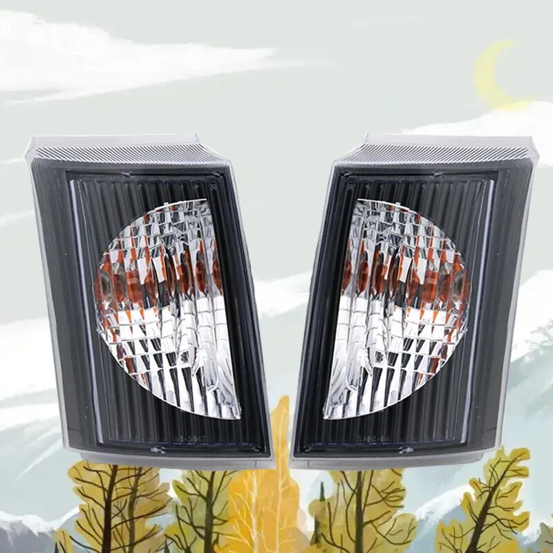 Для JMC Ford Transit 2006 2007 2008 2009 2010-2013 передний бампер фары угловой светильник крышка объектива указателя поворота противотуманная фара без лампы 1Pair