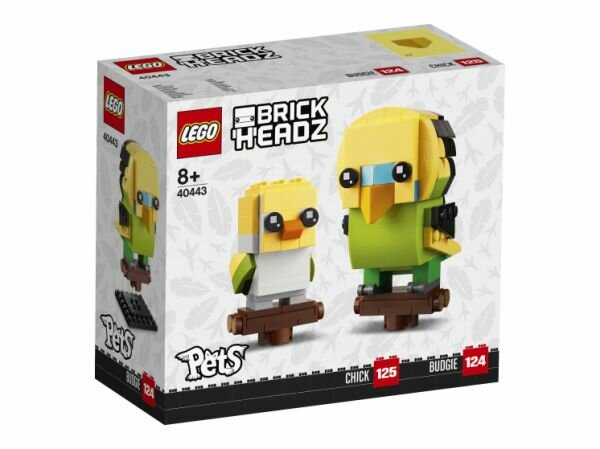 Lego 40443 BrickHeadz Сувенирный набор Волнистый попугайчик