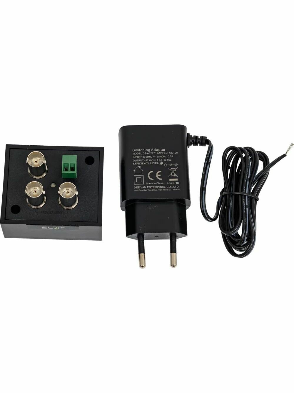 Усилитель-разветвитель видеосигнала CHDCVI/HDTVI/AHD/CVBS(1вх./2вых.) SC&T D102HD sct0801