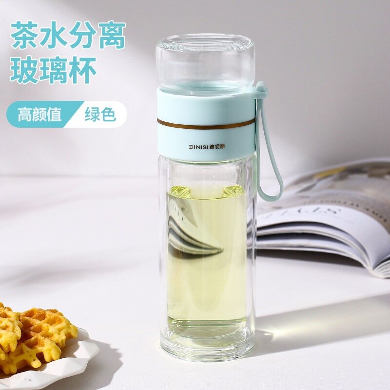 Термос для разделения чая и воды, чашка из нержавеющей стали 316, высококачественная подарочная чашка для мужчин, портативная чашка для чая, оптовая печать логотипа