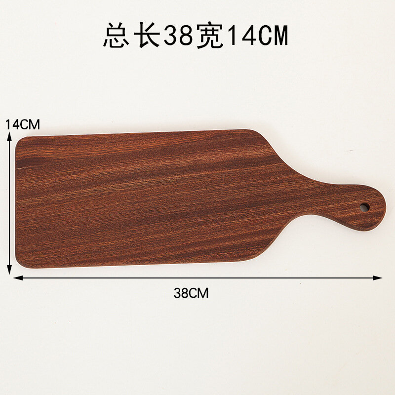 Деревянный поднос, тарелка для стейка, тарелка для пиццы, тарелка для хлеба, суши, домашнее использование, доска для стейка из сапеле, японская прямоугольная западная тарелка