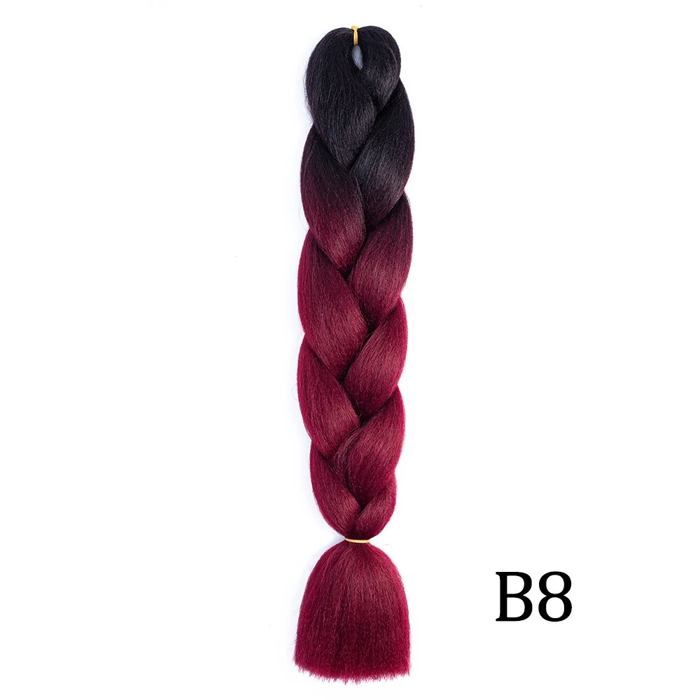 Chorliss Jumbo косы 24", ombre B8, серый, белый, черный, коричневый