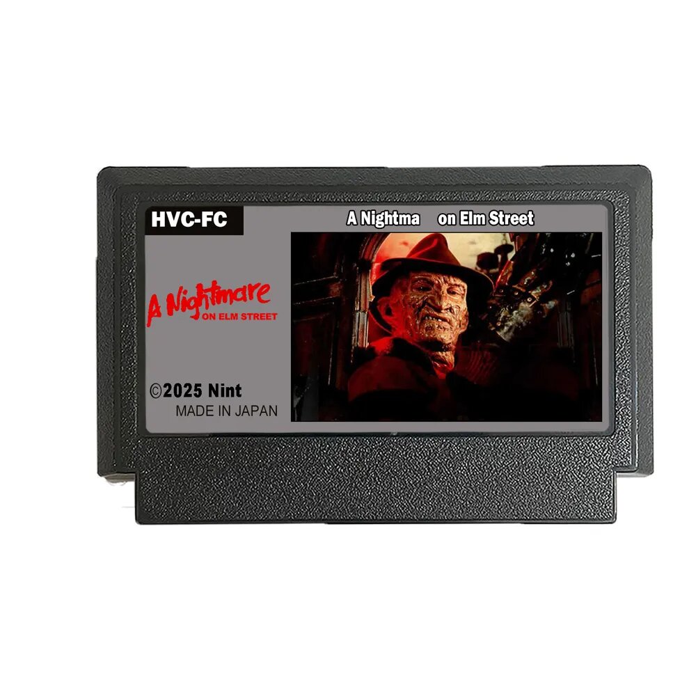 A Nightmare on Elm Street - Игра 8-битный картридж Famicom - игровой картридж NES (8 bit, Английская версия)