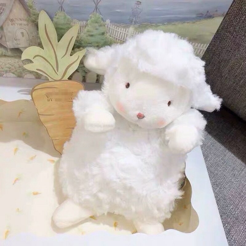 17 см Американская Кукла Агнянка Кролик Плюш Милая Кукла Игрушка Подарочная Коробка Весящая Кукла Овца Мини Подушка Подушка С Высококачественными Подарками Для Подруги И Детка (Белый)