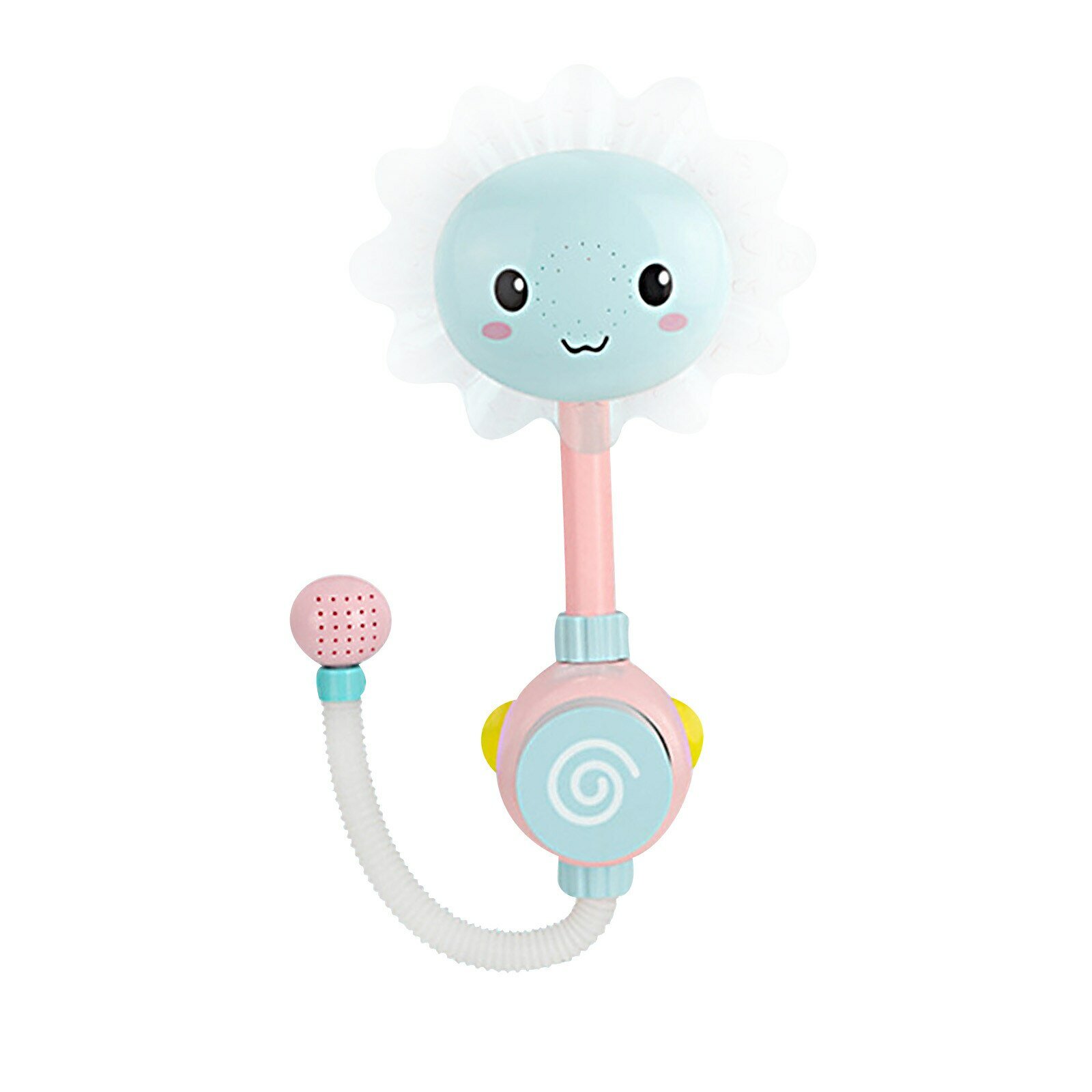 Детские игрушки для ванны Водные игры Солнечный цветок Кран Электрический душ Спрей Дети Ванная комната Душ Плавающие игрушки Дети Ванная комната Водные игрушки Ванная игрушки (синий)