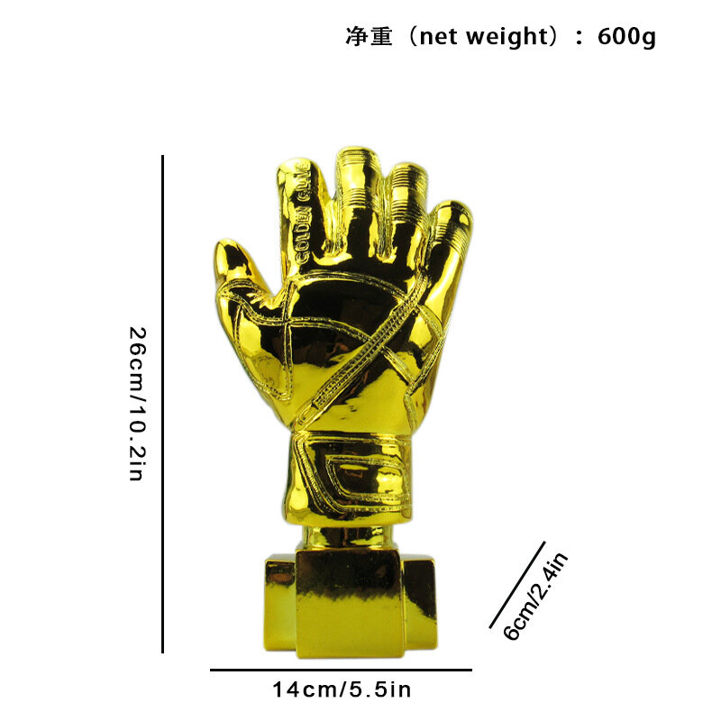 Товары для фанатов Чемпионата мира Золотой мяч Трофей Золотая бутса Золотые перчатки Вратарь Футбольный трофей Гравированный подарок Оптовая продажа