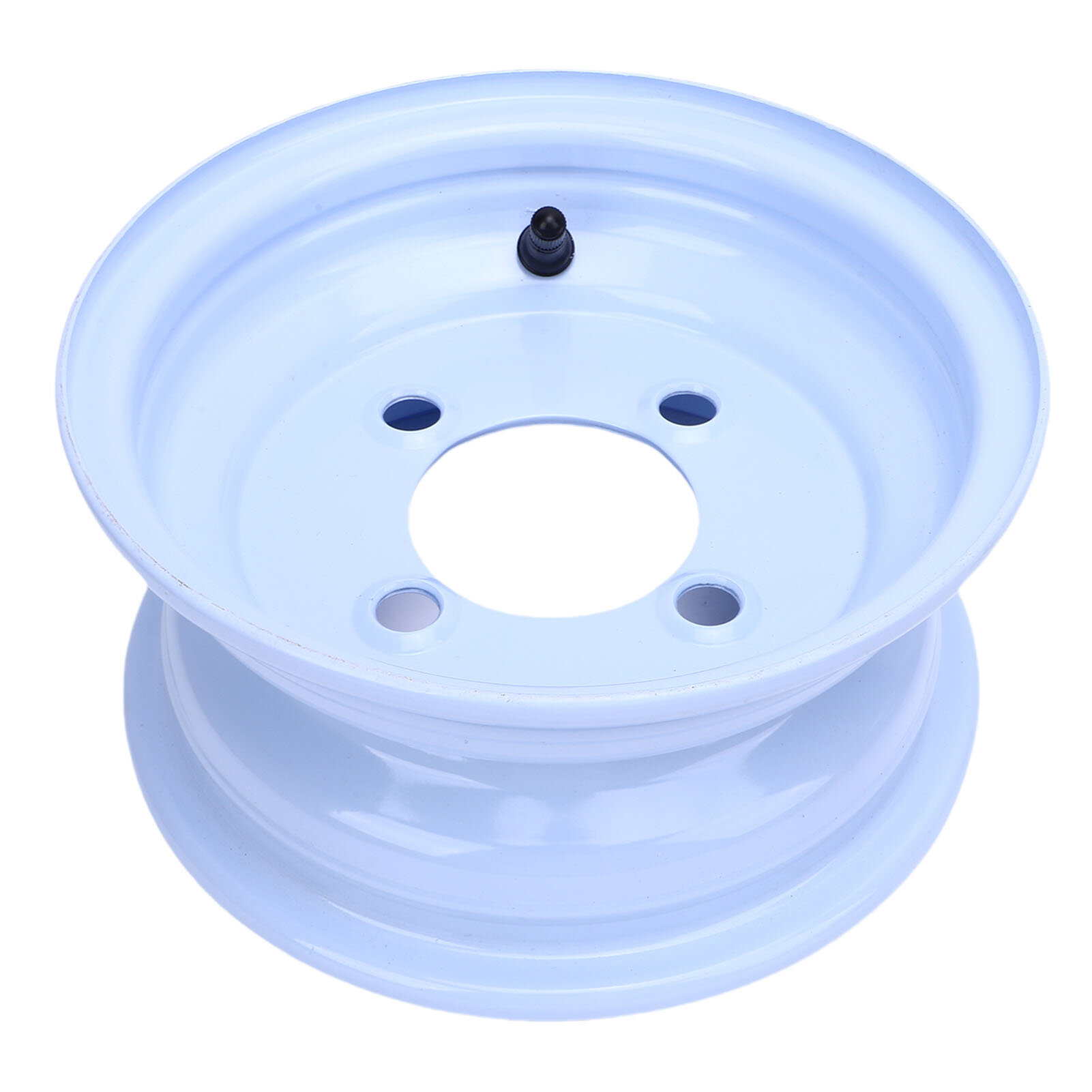 Колесный диск 19X7-8 для квадроцикла, алюминиевый сплав, 4 болтовых отверстия, ступица 8 дюймов, для картинга, квадроцикла, внедорожного мотоцикла, газонокосилки, белый.