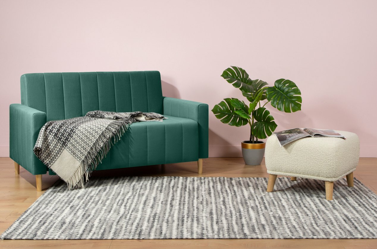 Диван-кровать раскладной Divan.ru Маре Мини 120 Barhat Emerald 142х90х79 см, спальное место 198х120 см, велюр, темно-зеленый