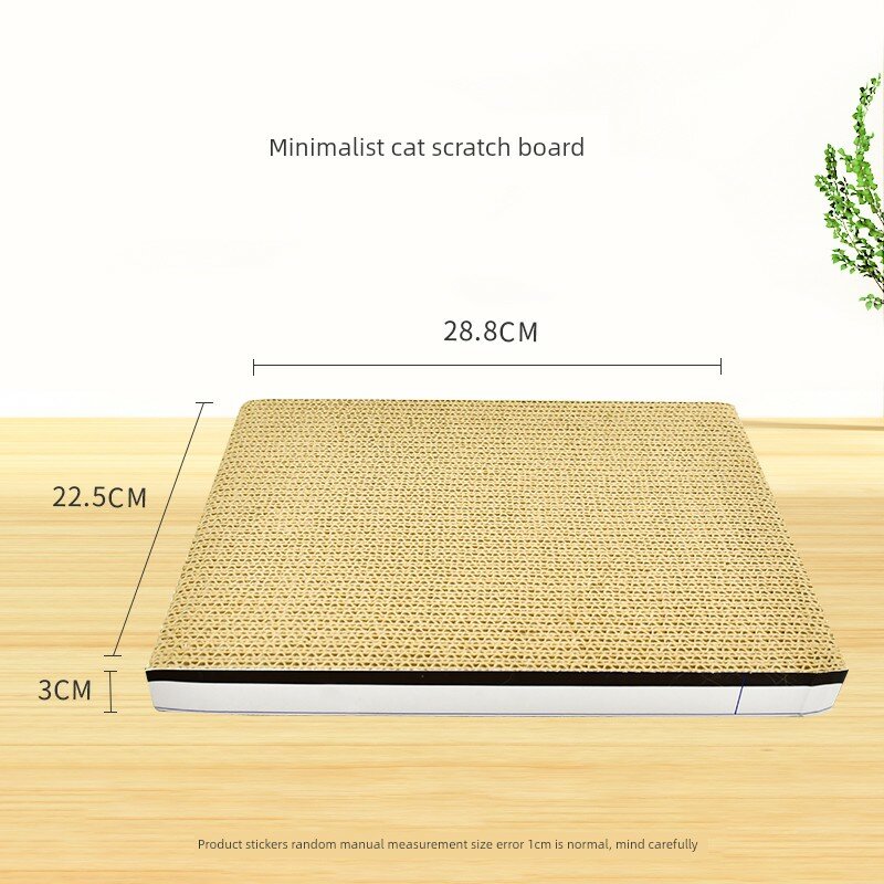 Картонная доска для когтей кошек, плоская, для творчества, с подставкой для раскрашивания, альтернатива гофрированному