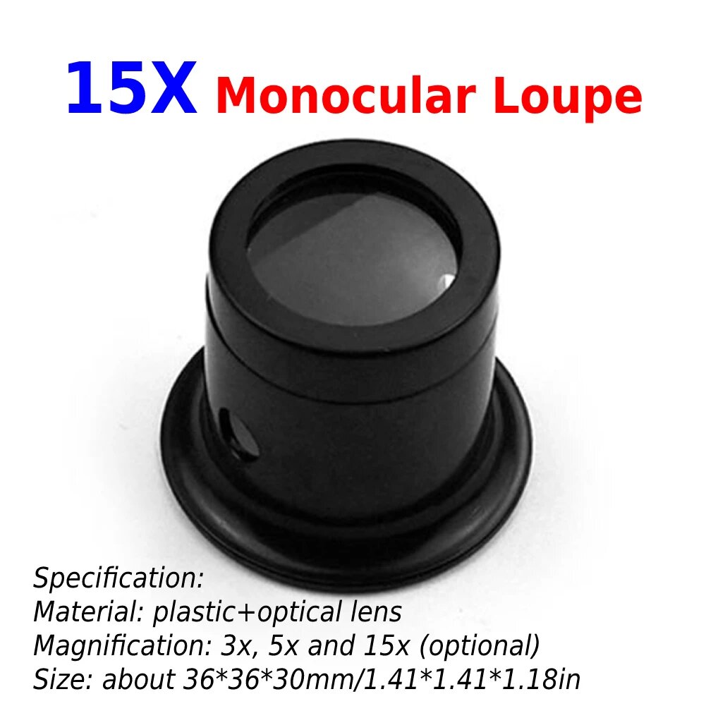 Лупа Shunmaii 3X 5X 10X 15X 20X 15X