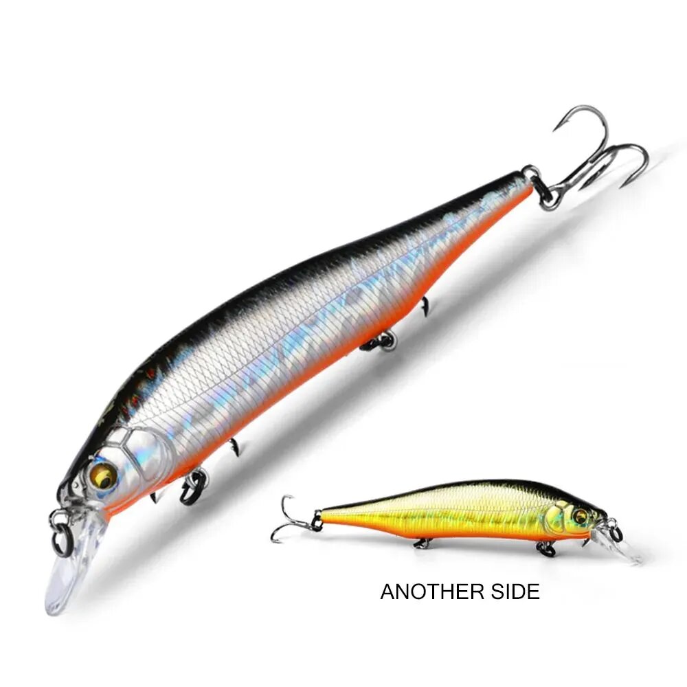 Воблер BEARKING ITO-SHINER 115 SP с шумовым эффектом с шариковой системой балансировки, суспендер Minnow 11,5 см; 15 г; 0,5- 1,2 м