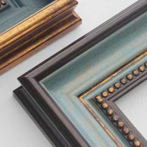 Европейская ретро рамка для масляной живописи, внешняя рамка, размер для фото, пустая рамка, магазин для монтажа, художник, рамка из массива дерева