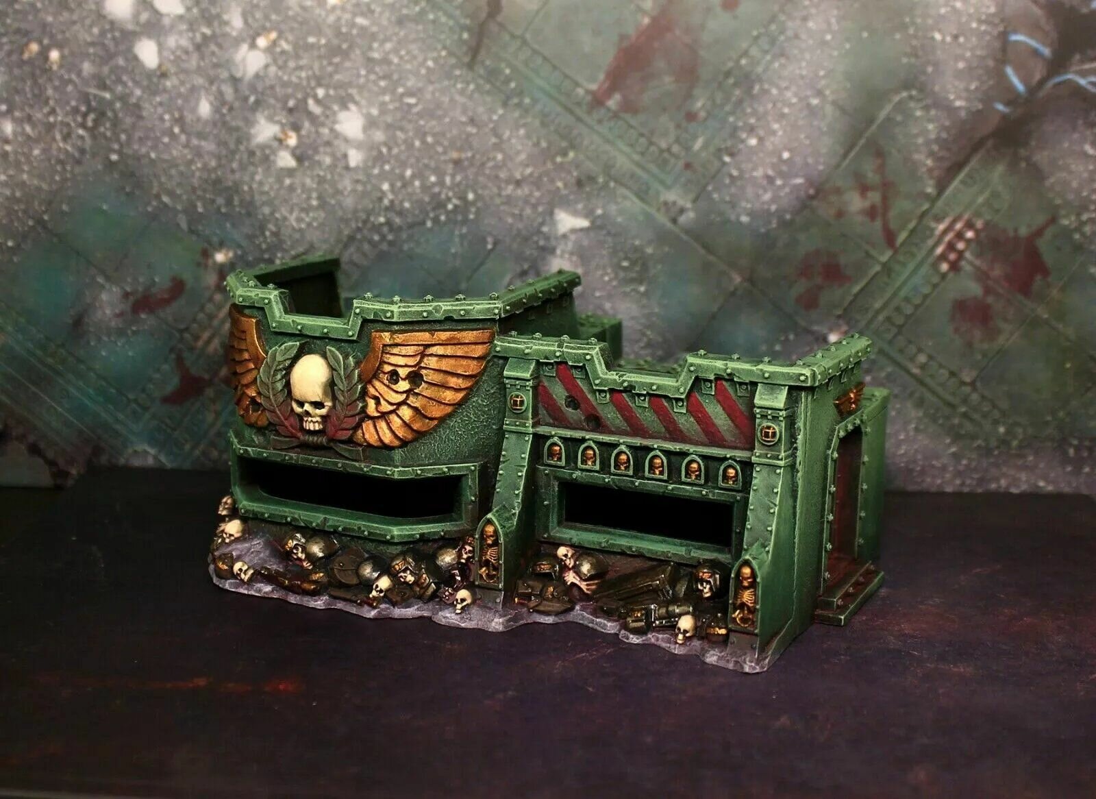 Смола вархаммер 40000 миниатюра Wall Of Martyrs Imperial Bunker Warhammer 40000 миниатюры днд Фигурка для настольной игры