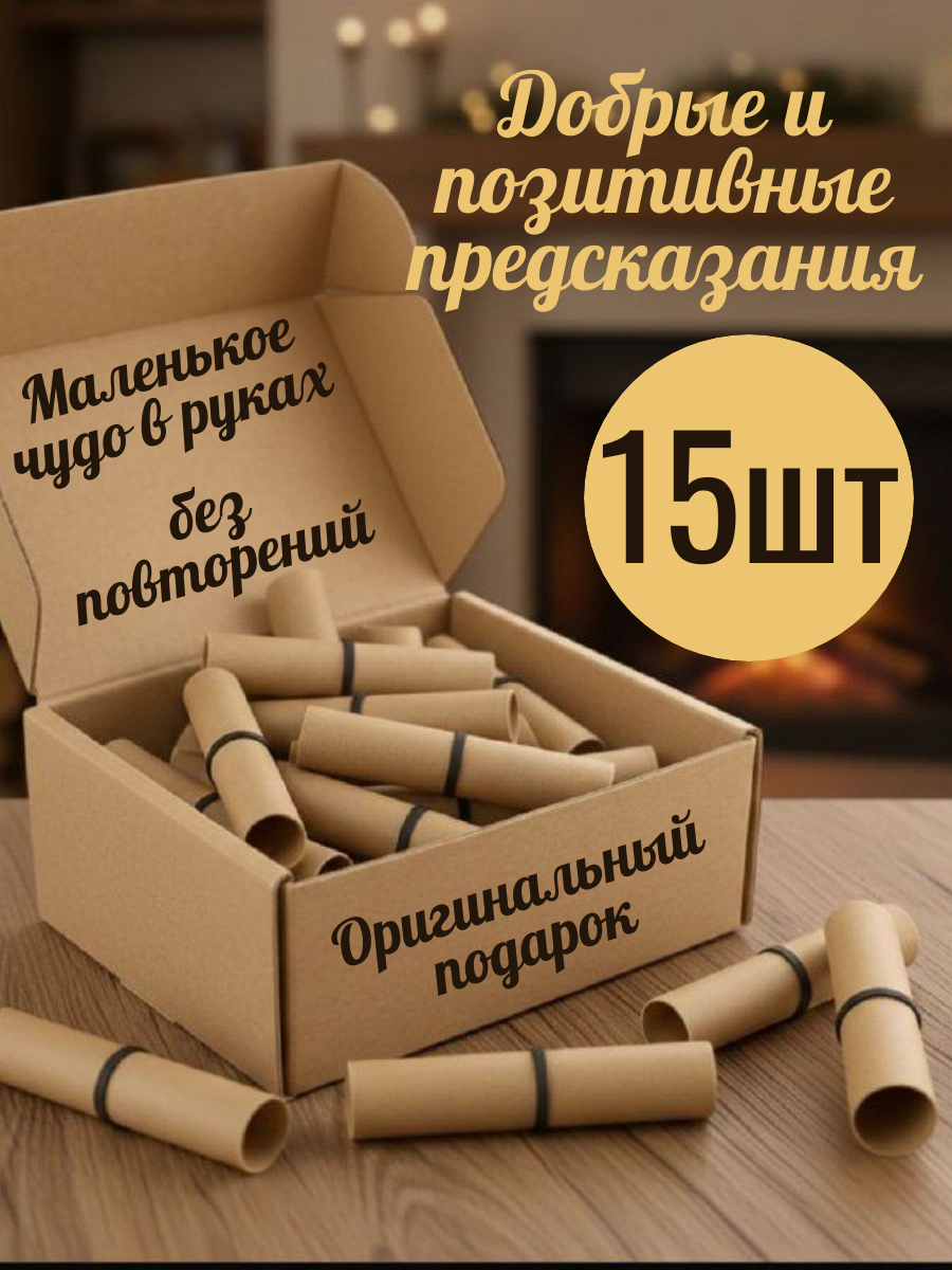 Добрые и позитивные предсказания 15шт