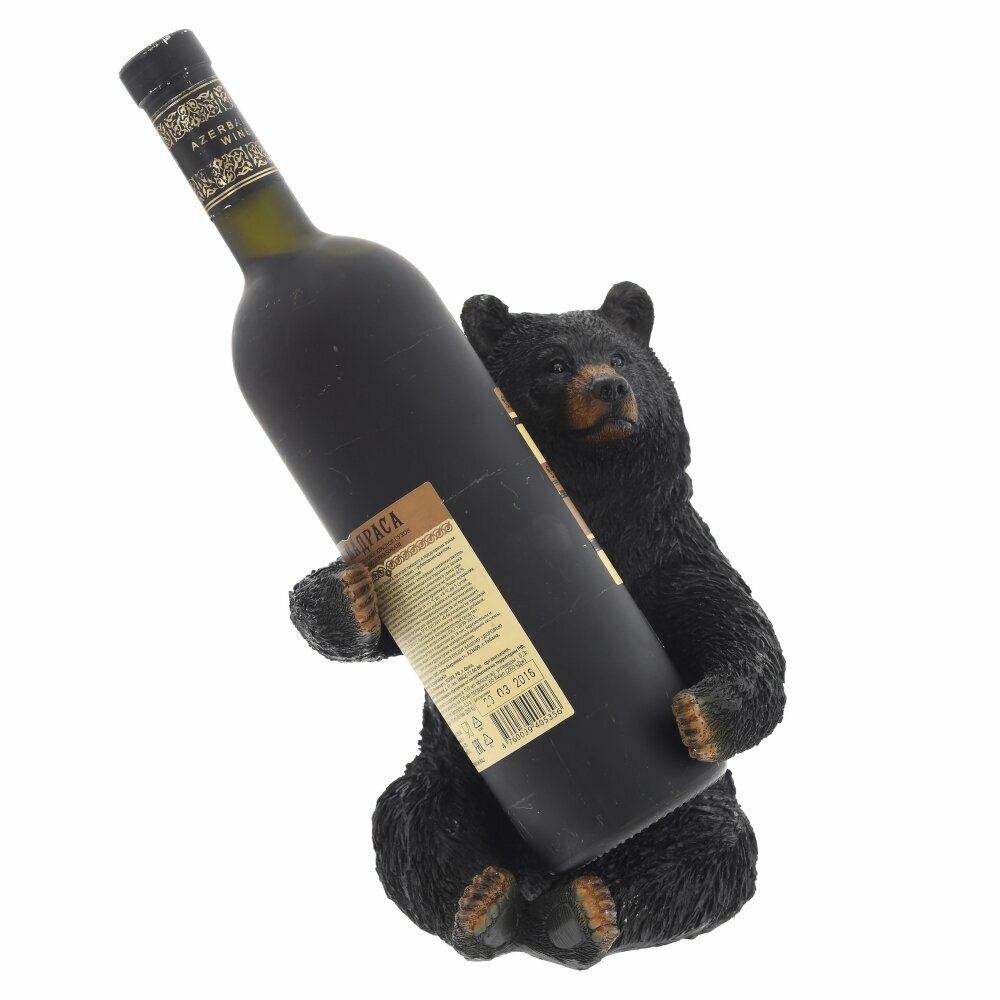 Подставка для бутылки Медведь, 16х16х20,5 см KSM-818352